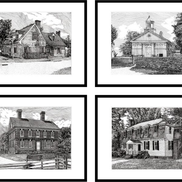 Pen and Ink Print - Etsy