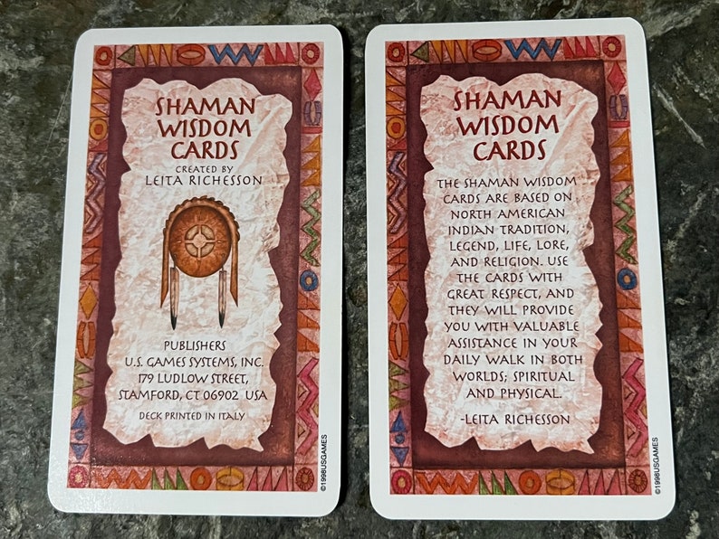 Shaman Wisdom Cards - Etsy