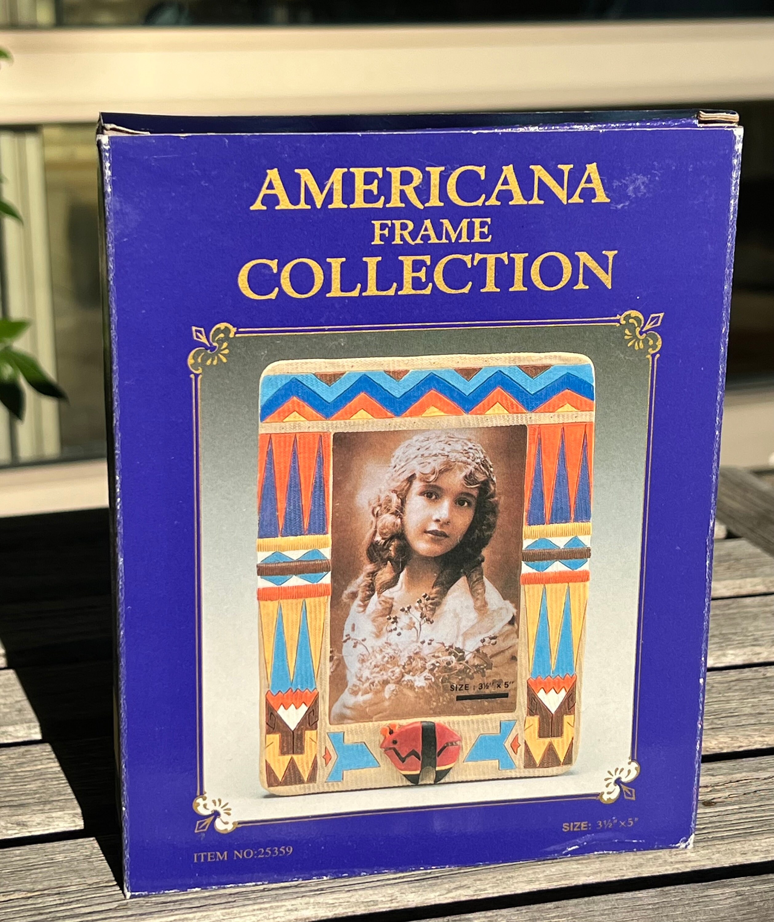 Cool Vintage Molded Frame Native American Motif NOS NIB - Etsy