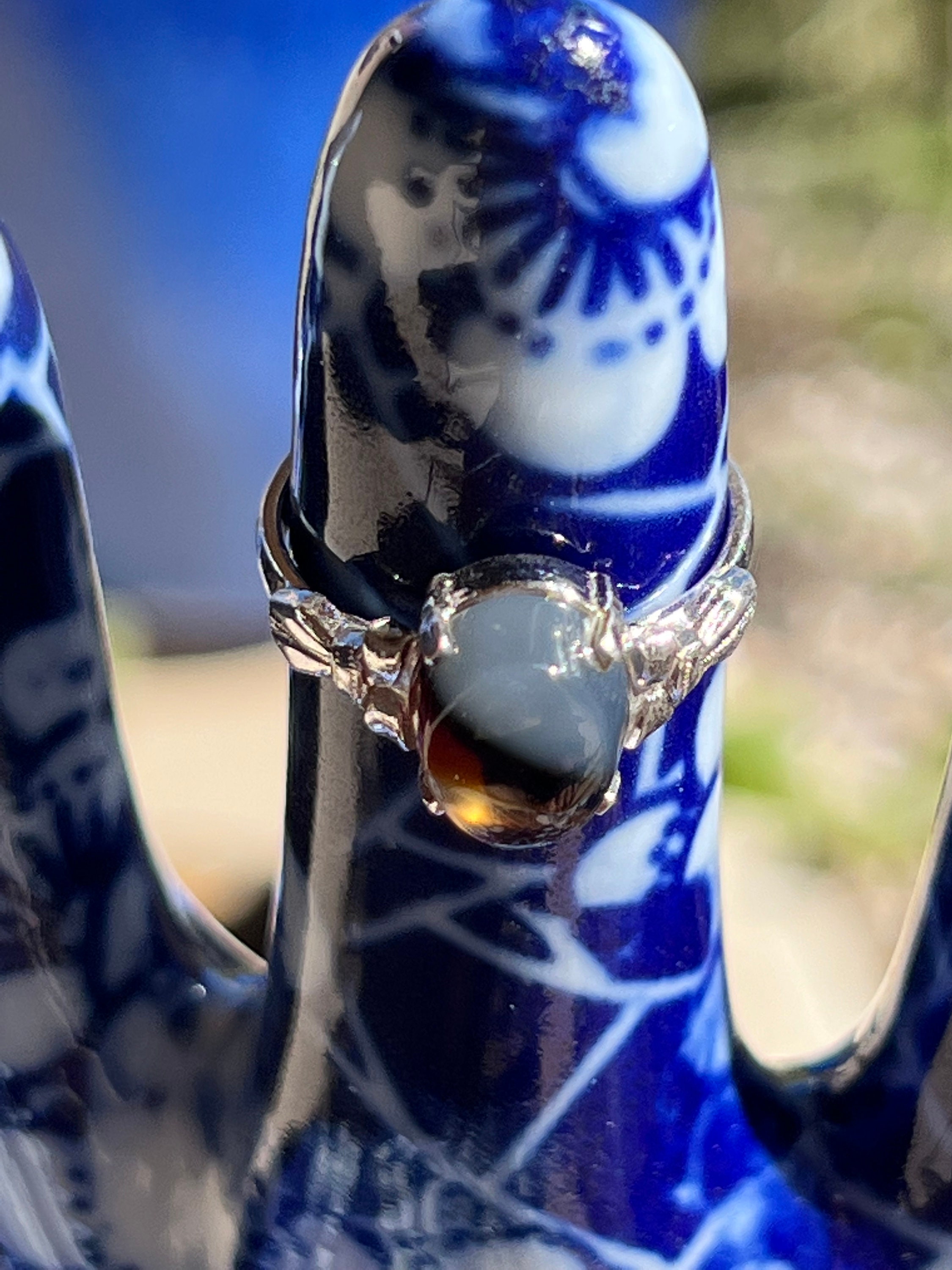 Vintage Clark & Coombs Agate Ring - Etsy