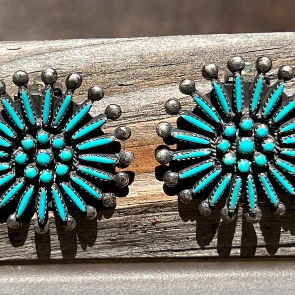 Old Pawn Zuni Earrings - Etsy