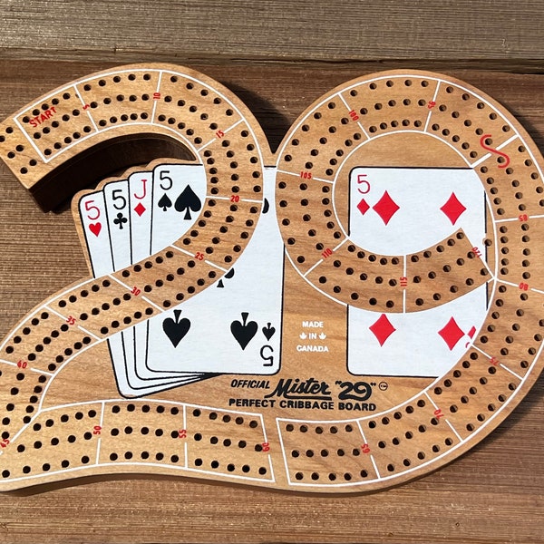 29 Cribbage Board - Etsy