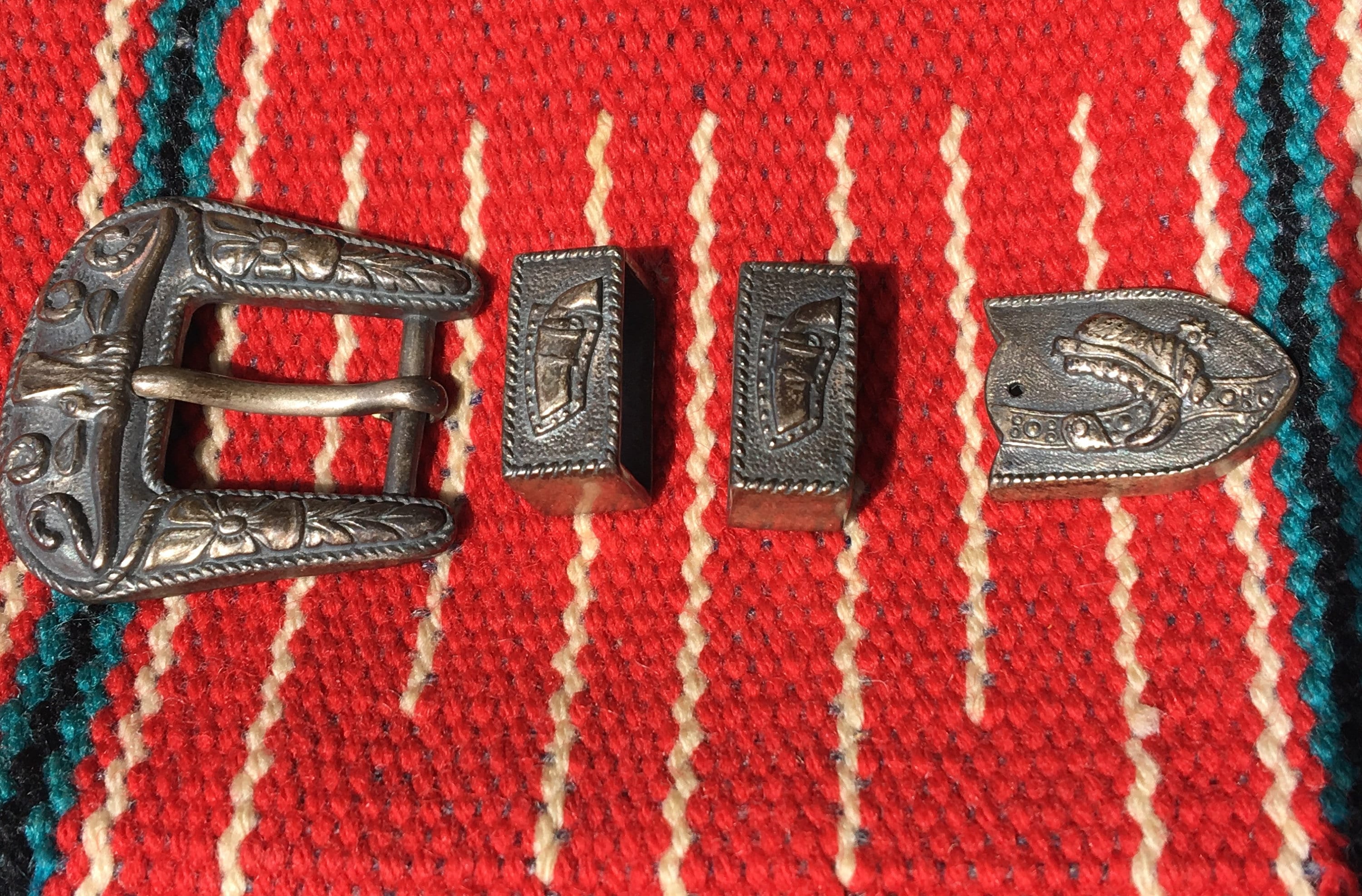 Sterling Silver Ranger Buckle Set - Etsy