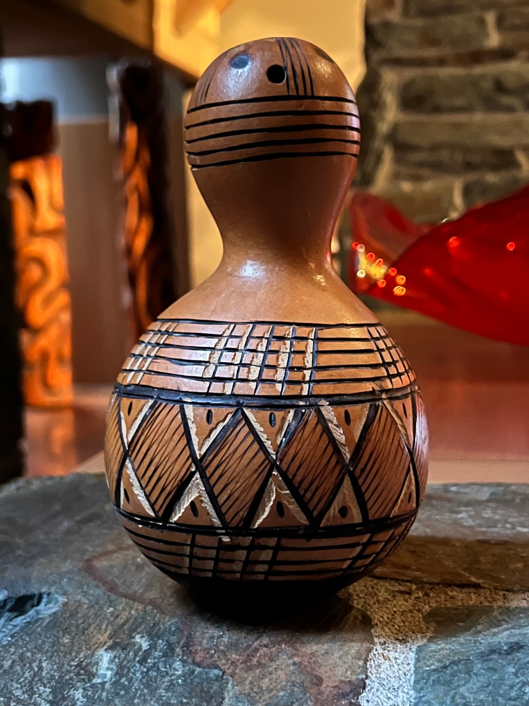 Hand Etched / Pyro Engraved Gourd Art Peruvian Art - Etsy