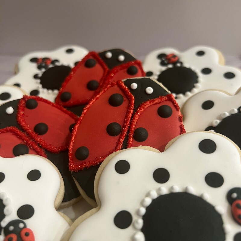 Ladybug Cookies - Etsy
