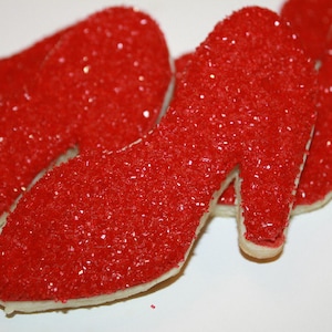 Ruby Slippers Cookies, Red Sparkly Sugar, Wizard of Oz Party Favors - Etsy