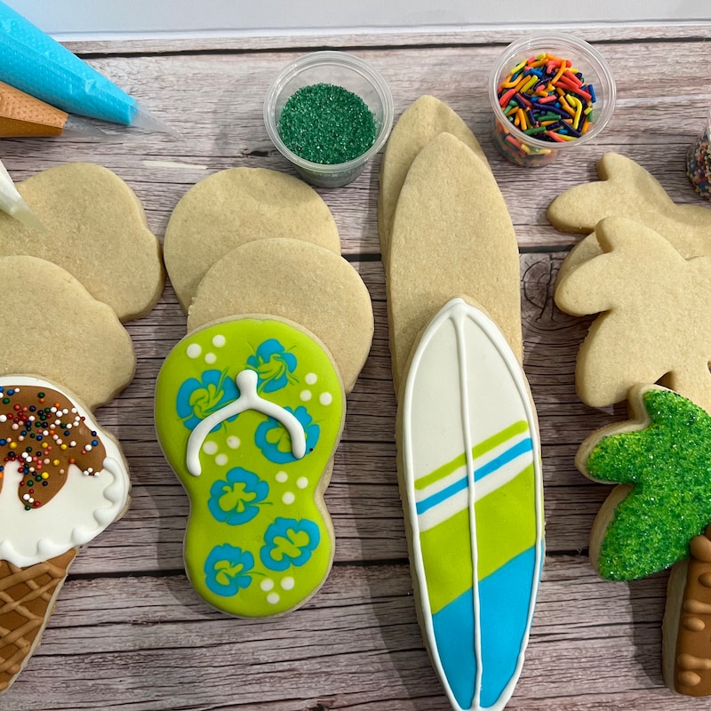 Beach Theme Cookies - Etsy