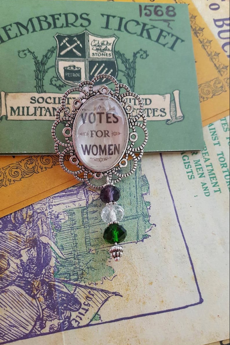 Suffragette Votes for Women Brooch Pin - Etsy UK