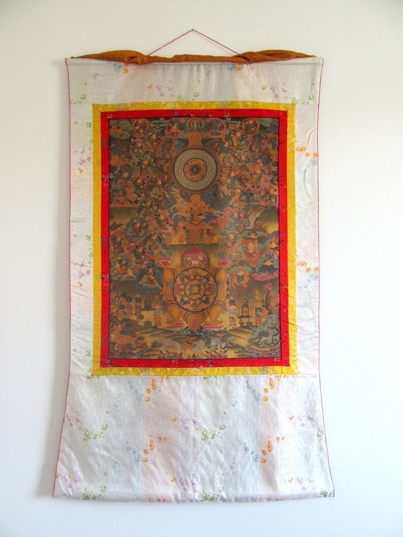 Rare Thangka From Tibet | Extraordinary Buddhist Art - Etsy