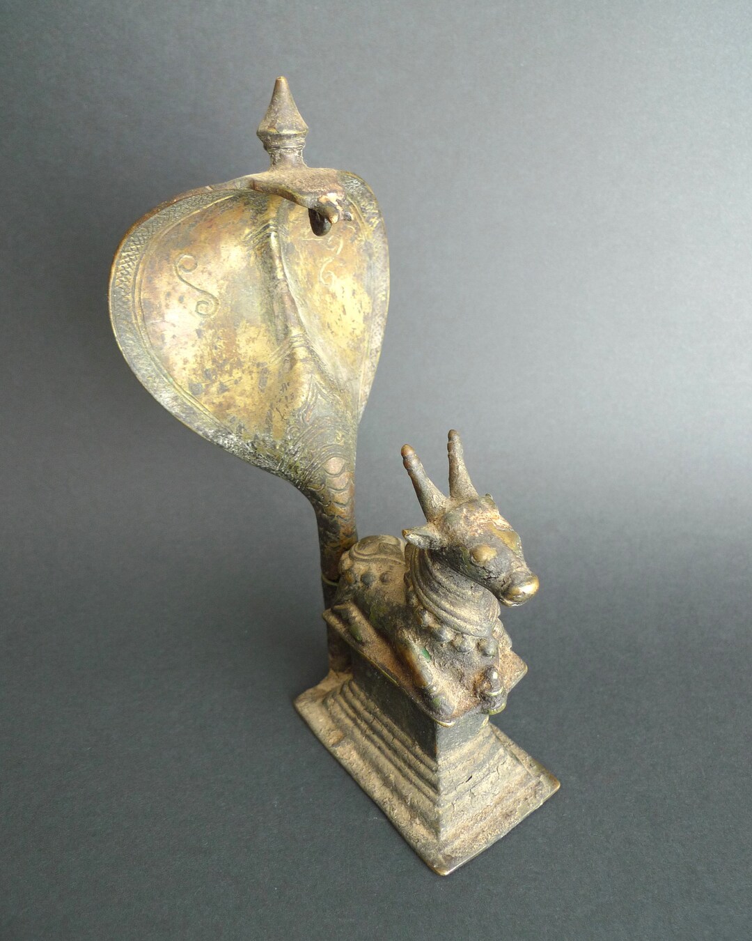 Antique Bronze Nandi, the Bull | Hindu Statue - Etsy