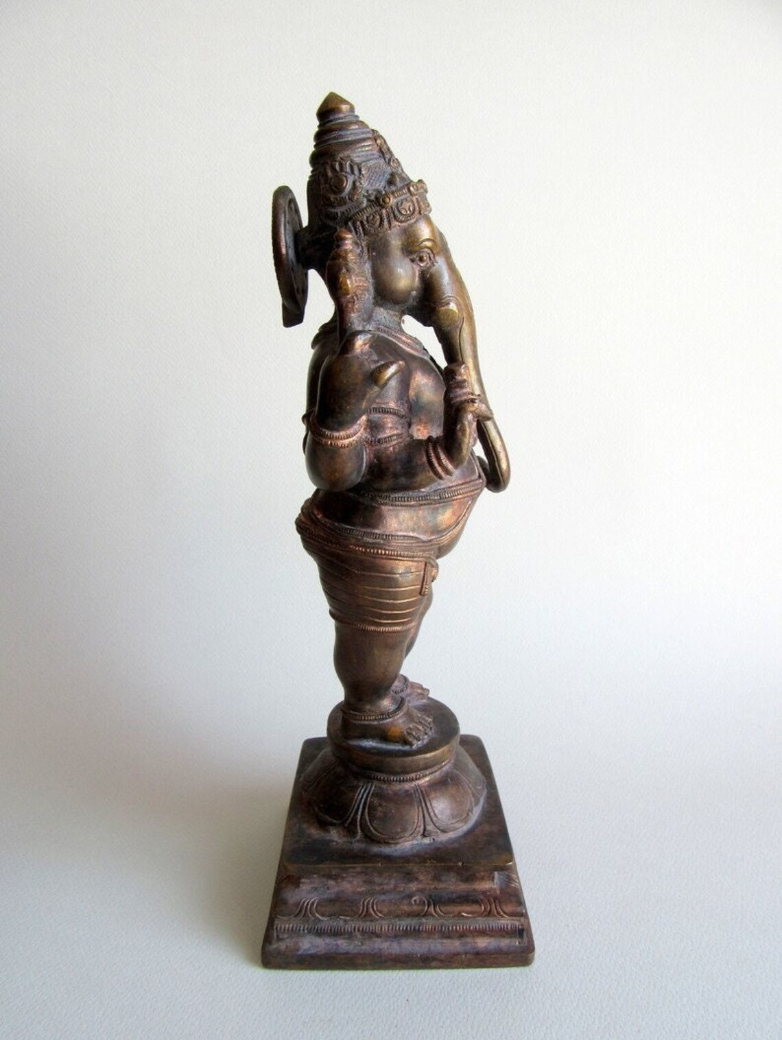 Ganesh, Bronze Statue From South India | Hindu God Murti | Panchaloha ...