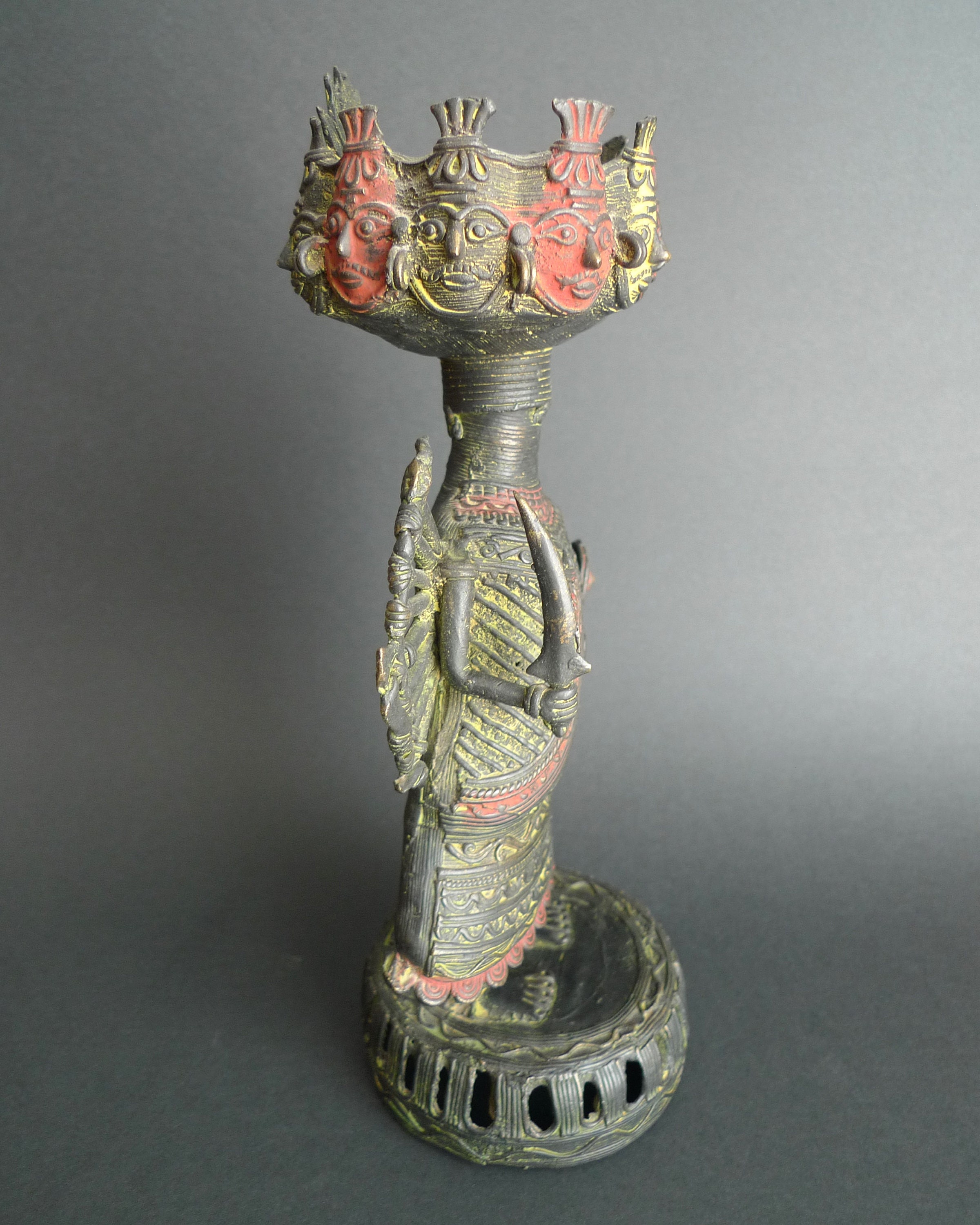 Lord Ravana | Tribal Bronze Statue From India - Etsy