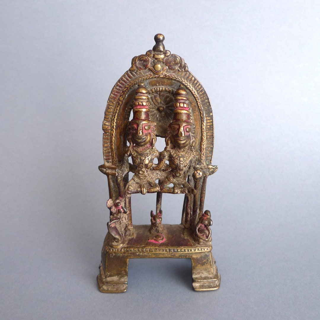 Shiva and Parvati | Antique Bronze From India - Etsy