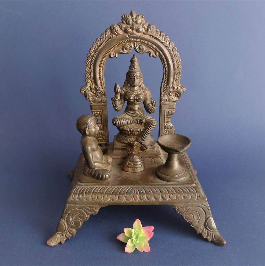 Adi Parashakti Bronze Shrine Mahadevi Shrine - Etsy