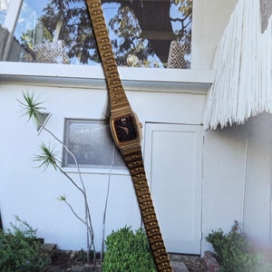 Vintage SEIKO Small Tank Quartz Watch With Original Band Diamond Detail ...