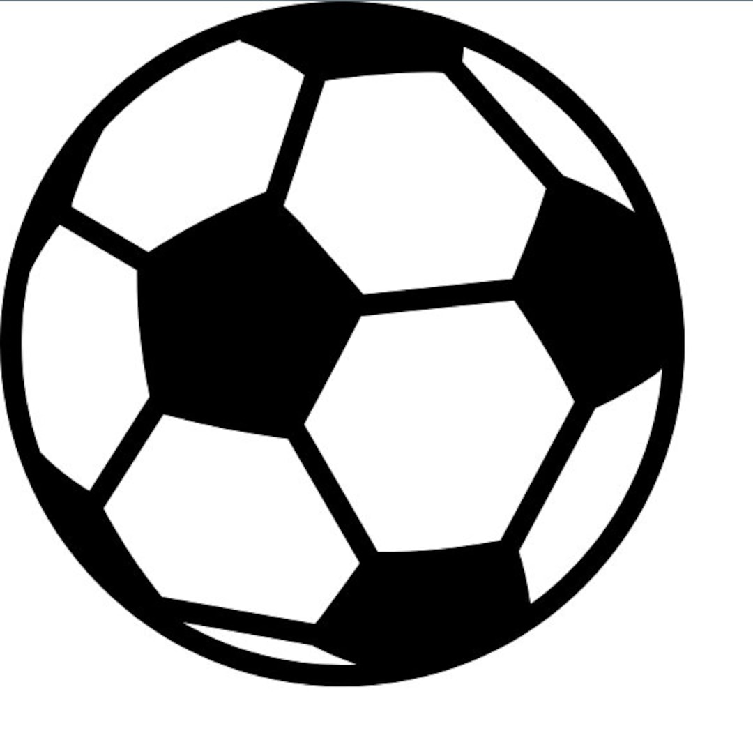 Soccer Ball SVG Dxf File Lightburn Cricut Letters Sign Laser Plasma CNC ...