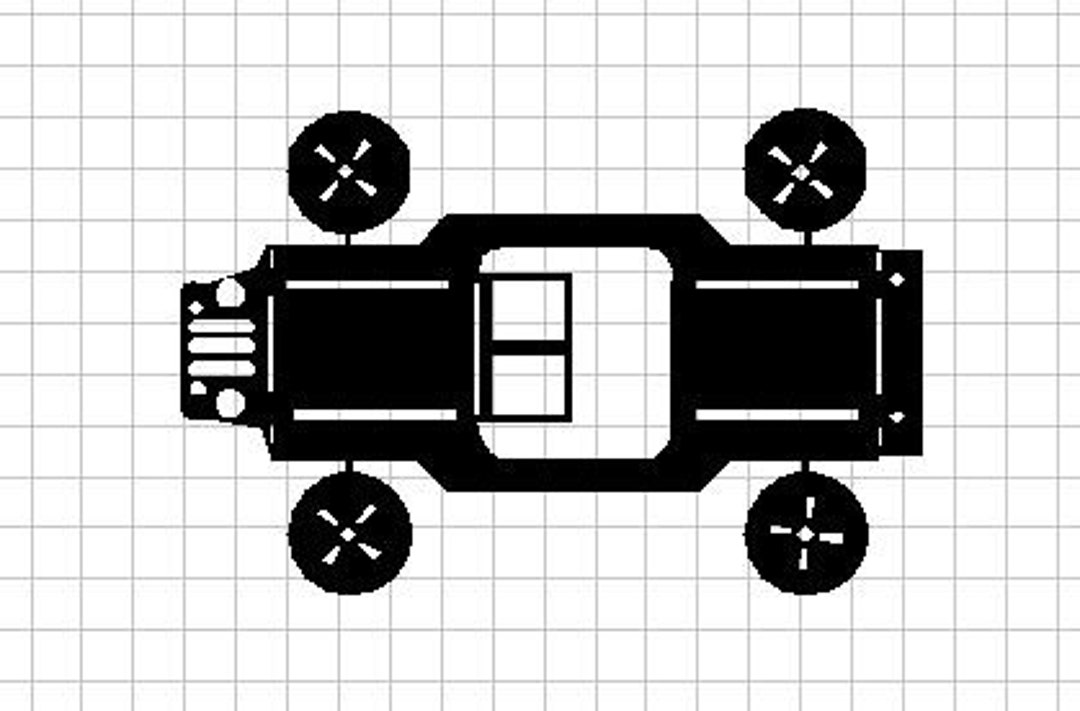 DIY Foldable Jeep - CNC Plasma / Laser Cut Ready DXF Svg File Included ...