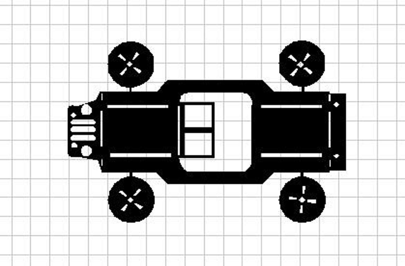DIY Foldable Jeep - CNC Plasma / Laser Cut Ready DXF Svg File Included ...