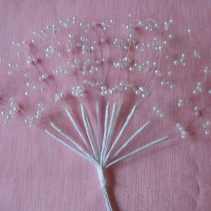 Pearl & Crystal Effect Sprays Floral Arrangements Bouquets Flowers ...