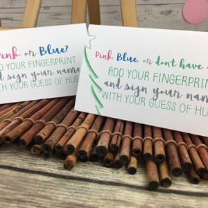 Gender Reveal Christmas Tree, Christmas Fingerprint Tree, Holiday ...