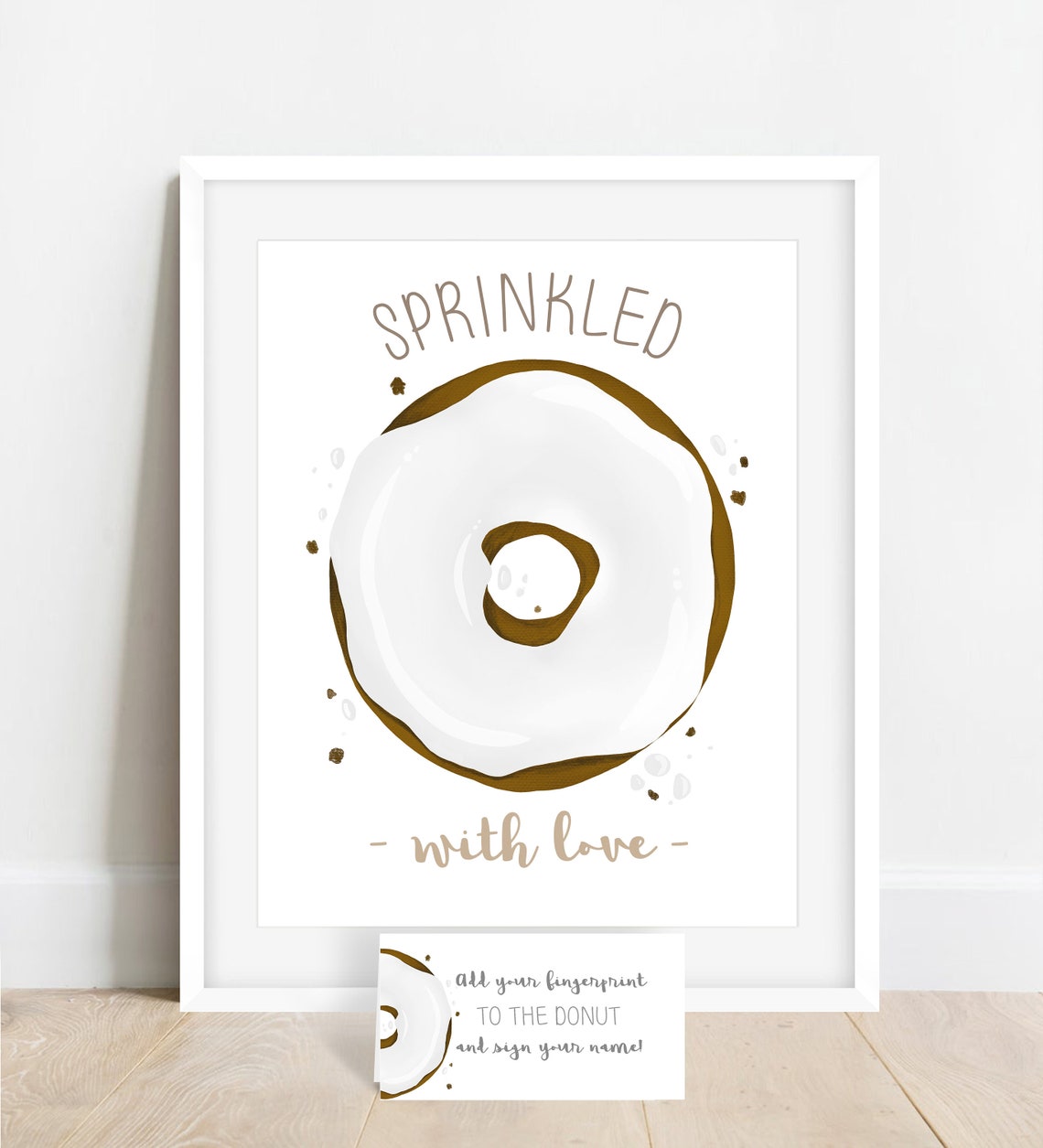 INSTANT DOWNLOAD Sprinkled With Love Baby Sprinkle Donut - Etsy