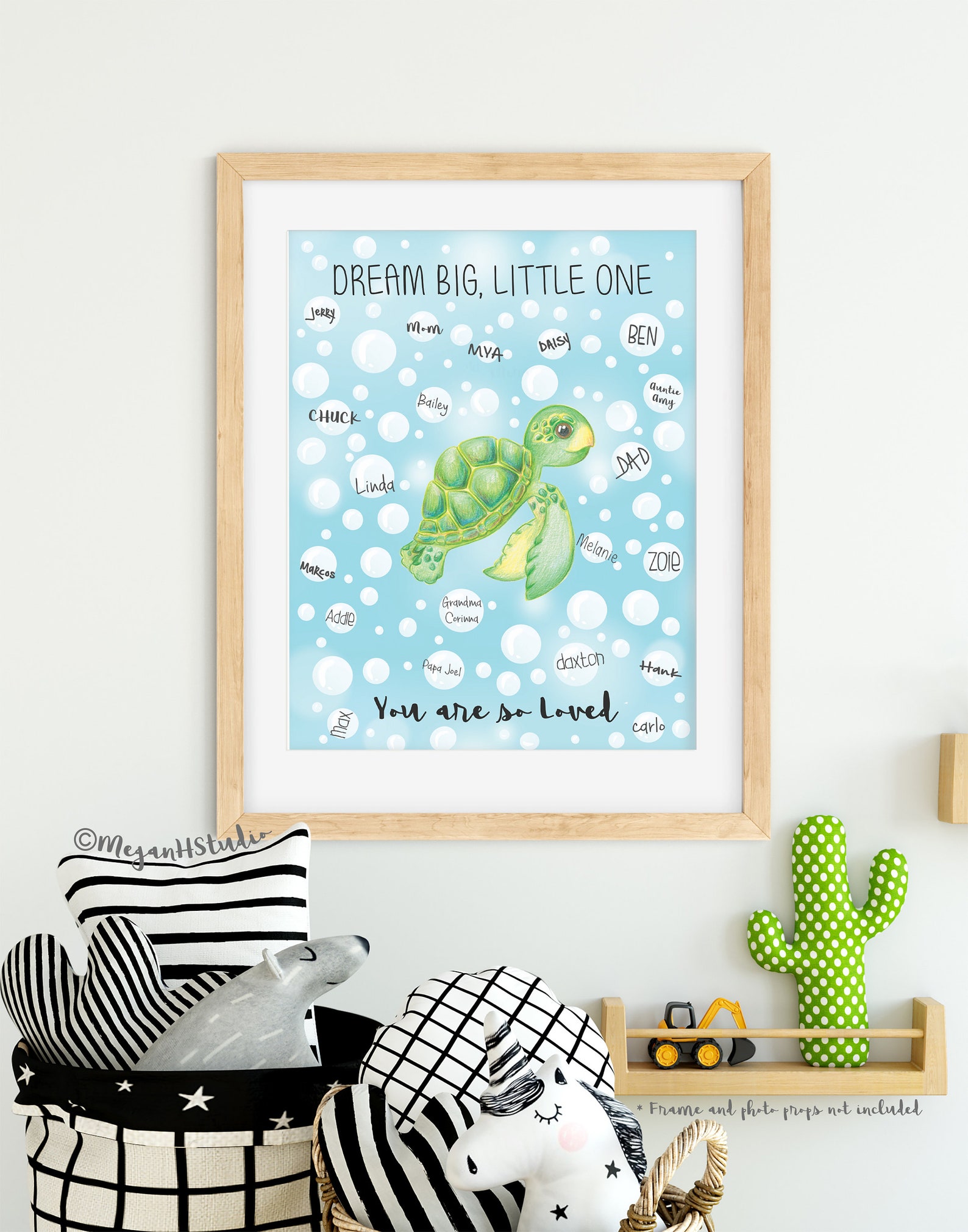 Personalized Sea Turtle Baby Shower Sign in Poster Sea Animal | Etsy