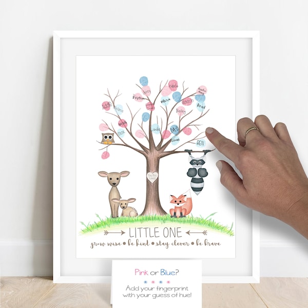Gender Reveal Tree Printable - Etsy