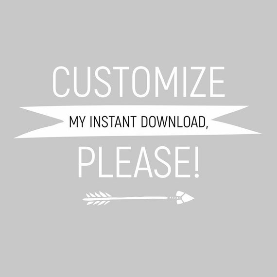 Customize the Text or Other Details on Instant Download Files - Etsy