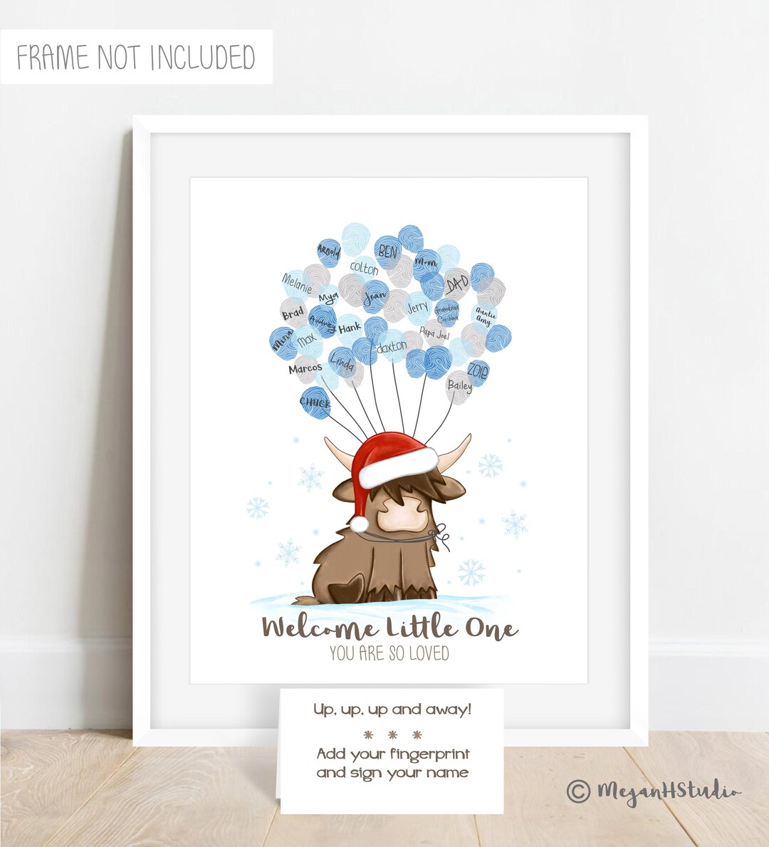 Highland Cow Christmas Baby Shower Ideas, Holiday Baby Shower ...