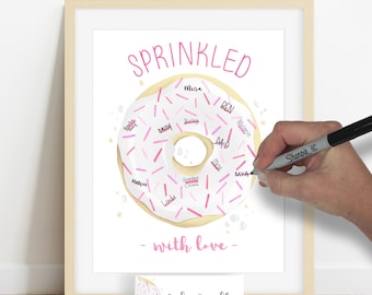 INSTANT DOWNLOAD Girl's Fingerprint Donut Poster - Etsy