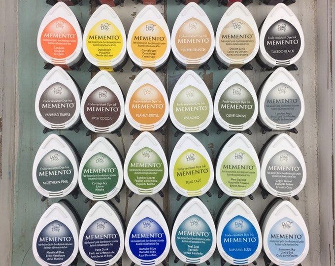 Set of 1, 2, 3, 4, 5 or More Memento Stamp Pads in the Colors of Your ...