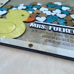 Rubber Ducky Drop Box Frame Guestbook Alternative, Rubber Ducky Baby ...