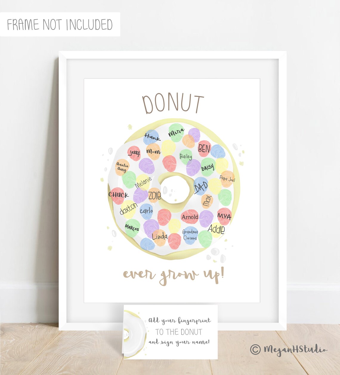 INSTANT DOWNLOAD Donut Theme Birthday Party Decoration, Donut Baby ...
