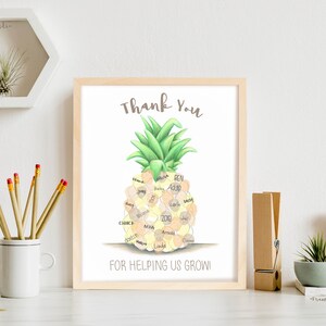 INSTANT DOWNLOAD Pineapple Teacher Thank You Gift Ideas, Teacher ...