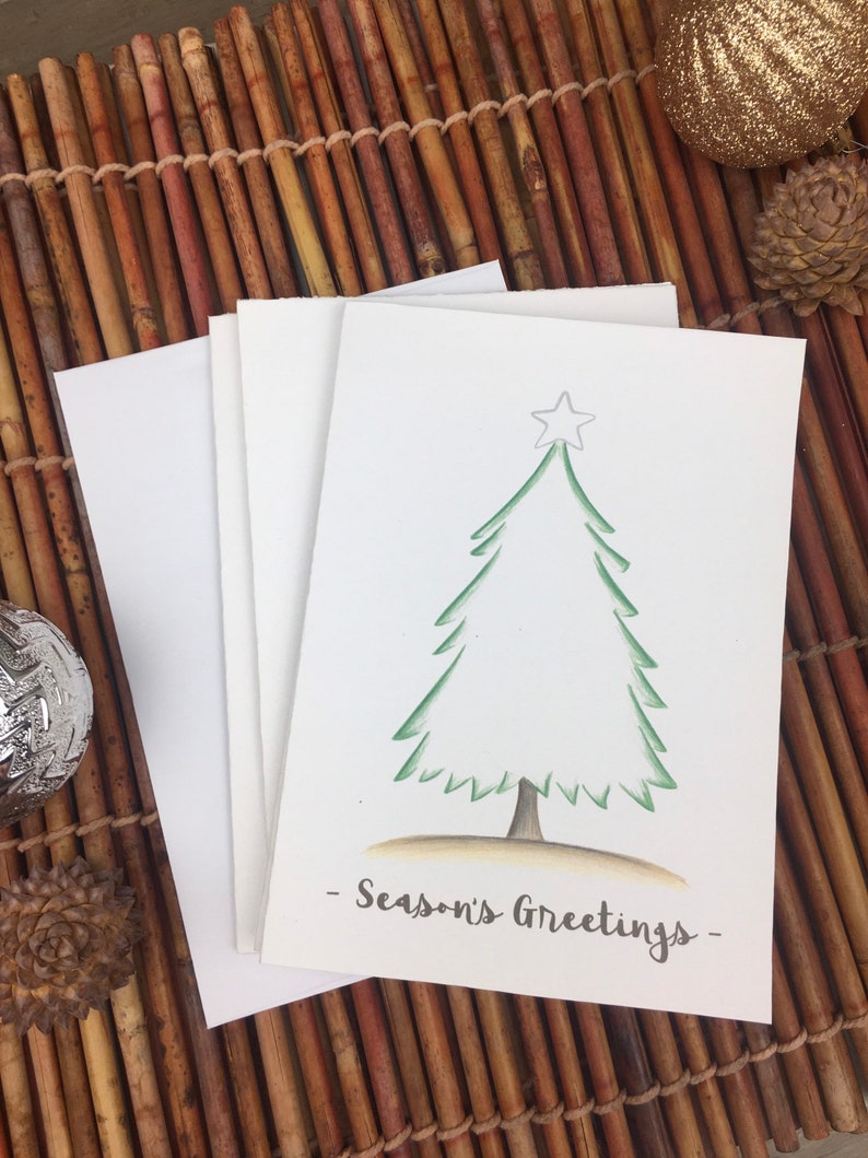 INSTANT DOWNLOAD Fingerprint Christmas Card, Family Christmas Card ...