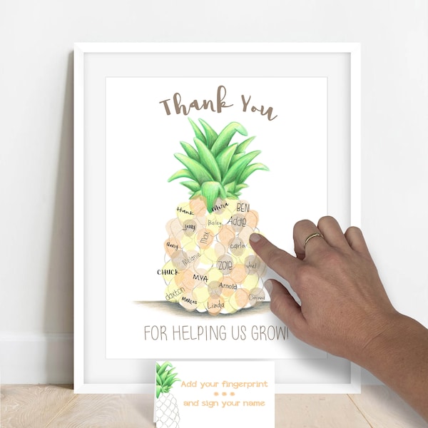 Pineapple Thank You - Etsy