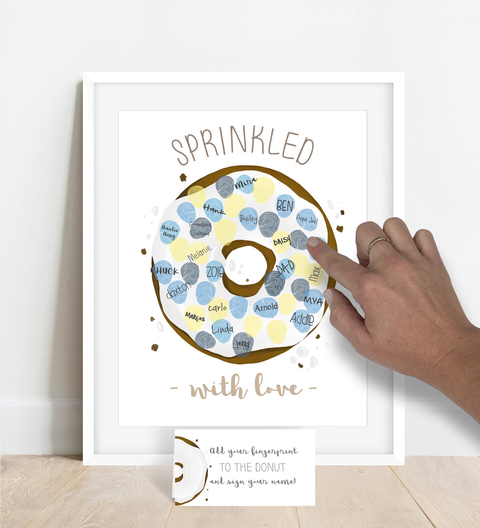 INSTANT DOWNLOAD Sprinkled With Love Baby Sprinkle Donut - Etsy