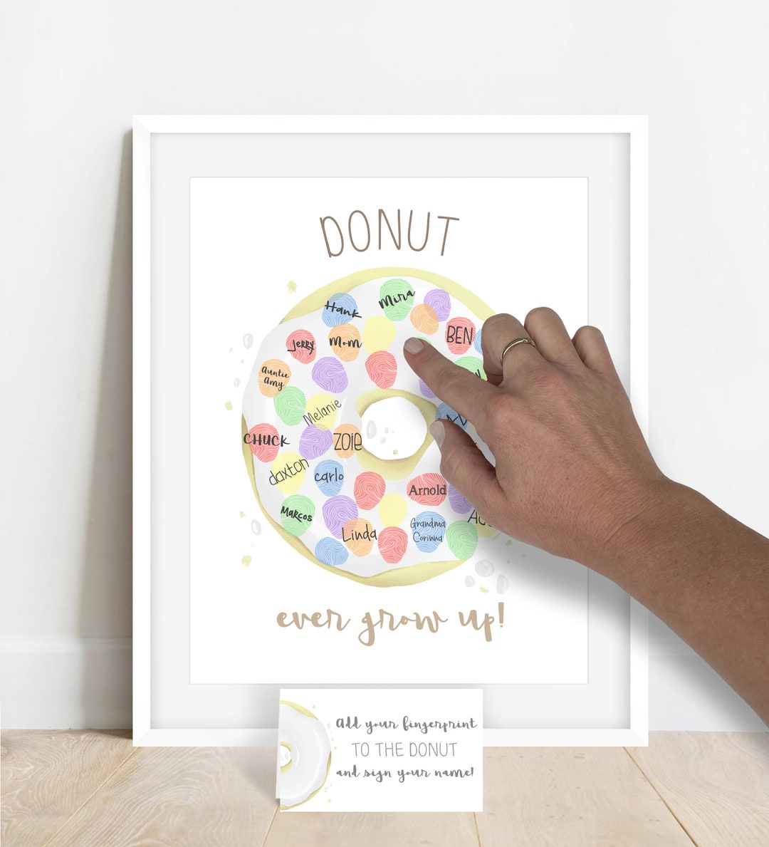 INSTANT DOWNLOAD Donut Theme Birthday Party Decoration, Donut Baby ...