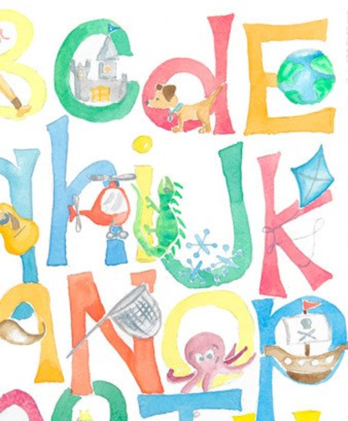 Robot ABC Alphabet Print - Etsy