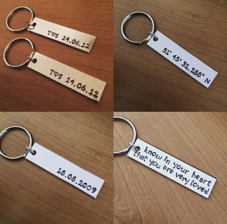 Personalized Keychain Custom Aluminium Keychain Write Your - Etsy