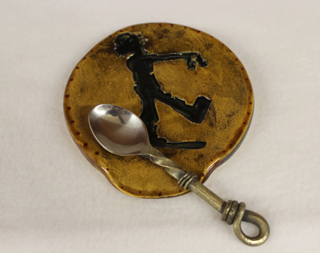 Antique Bronze Zombie Apocalypse Ceramic Spoon Rest - Etsy