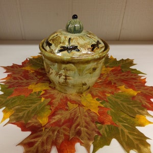 Dragonfly Canister Crystalline Handmade Pottery Coffee Jar - Etsy