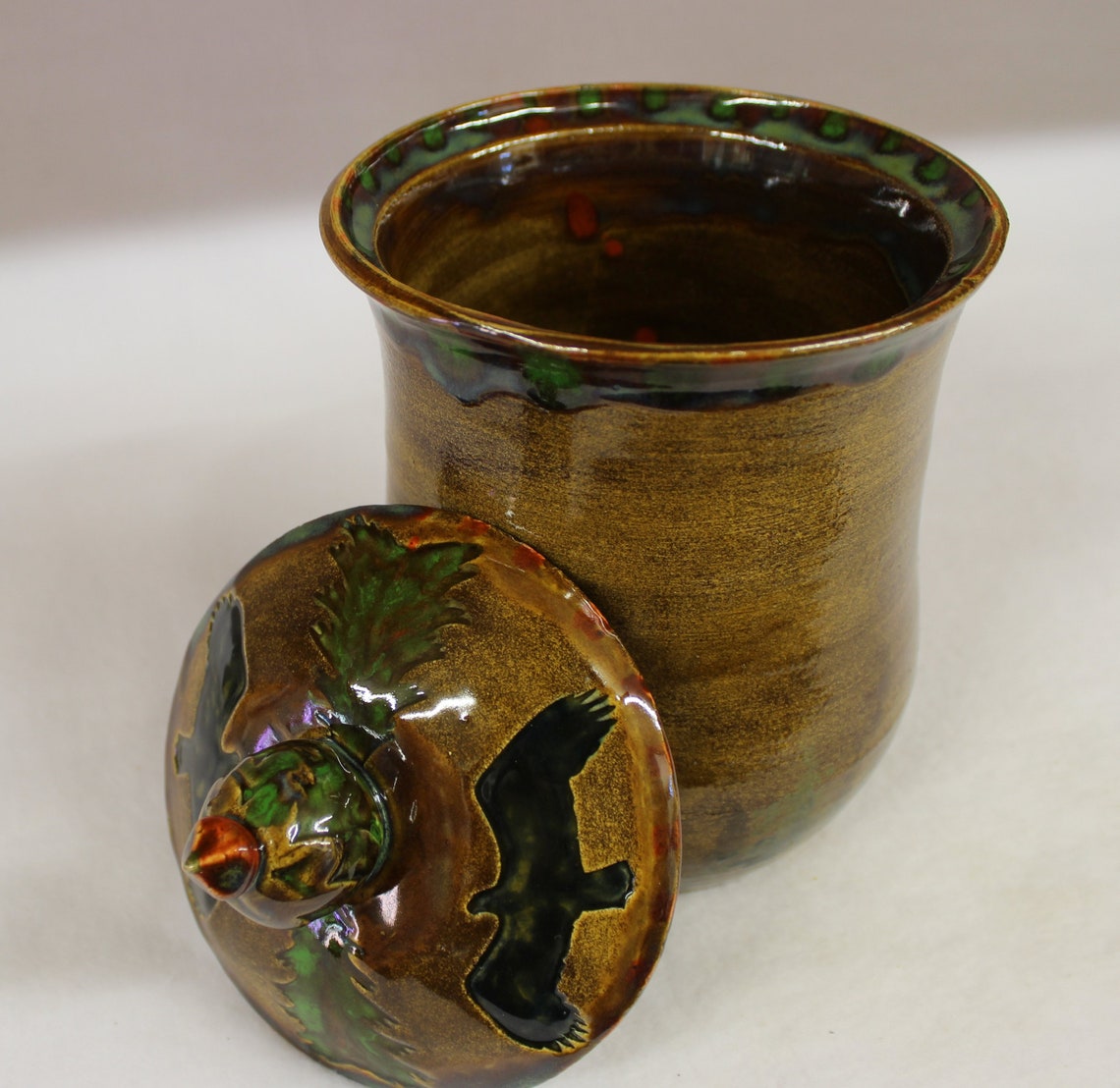 Mountain Crow Coffee Canister, Treat Jar, Cookie Jar - Etsy