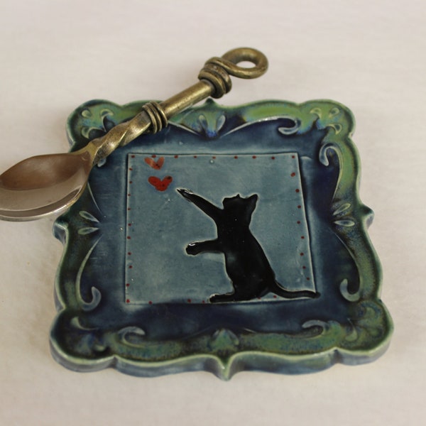 Cat Spoon Rest - Etsy