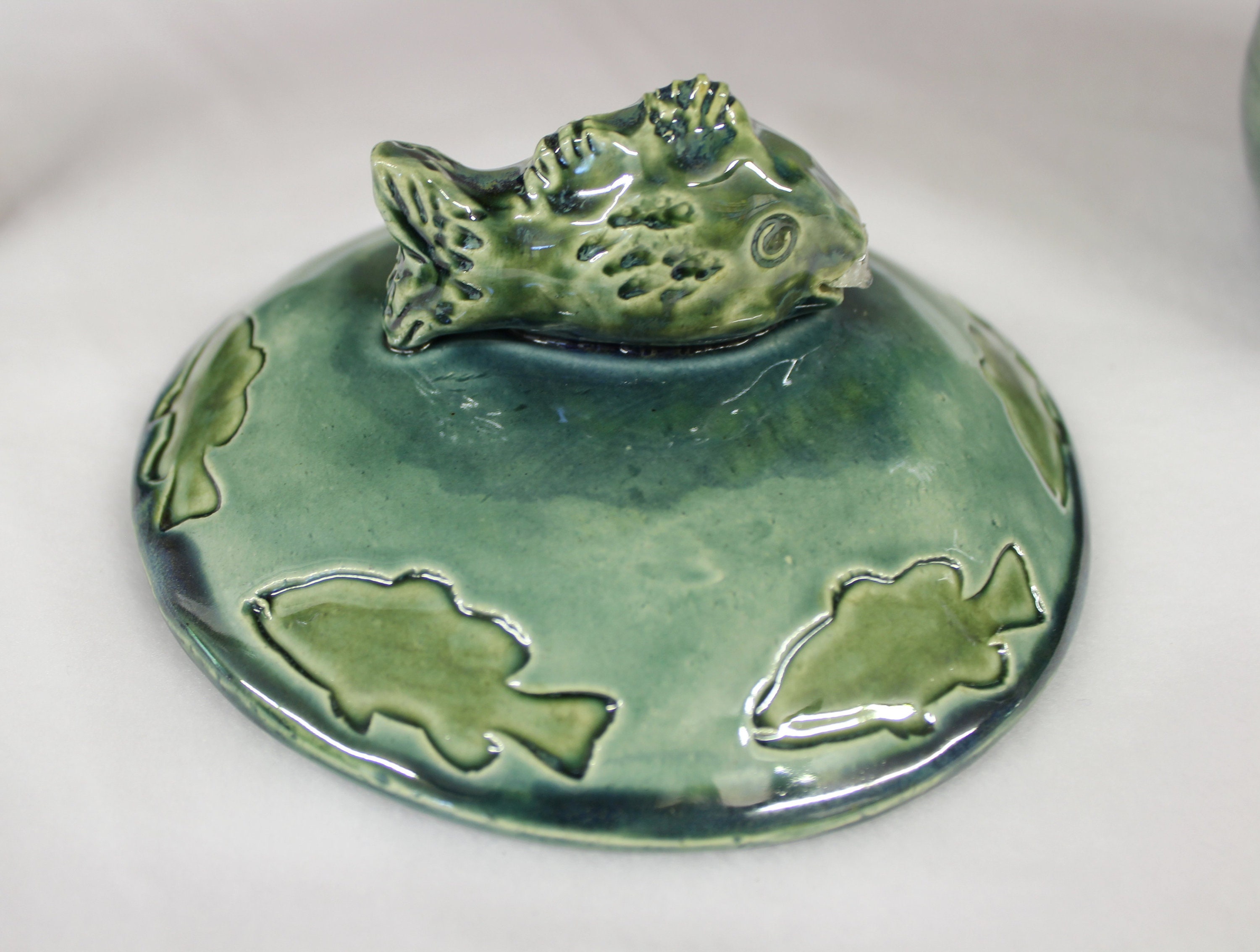 Bass Lake Fish Canister Set With Fish Knobs and Lake County Diamonds - Etsy