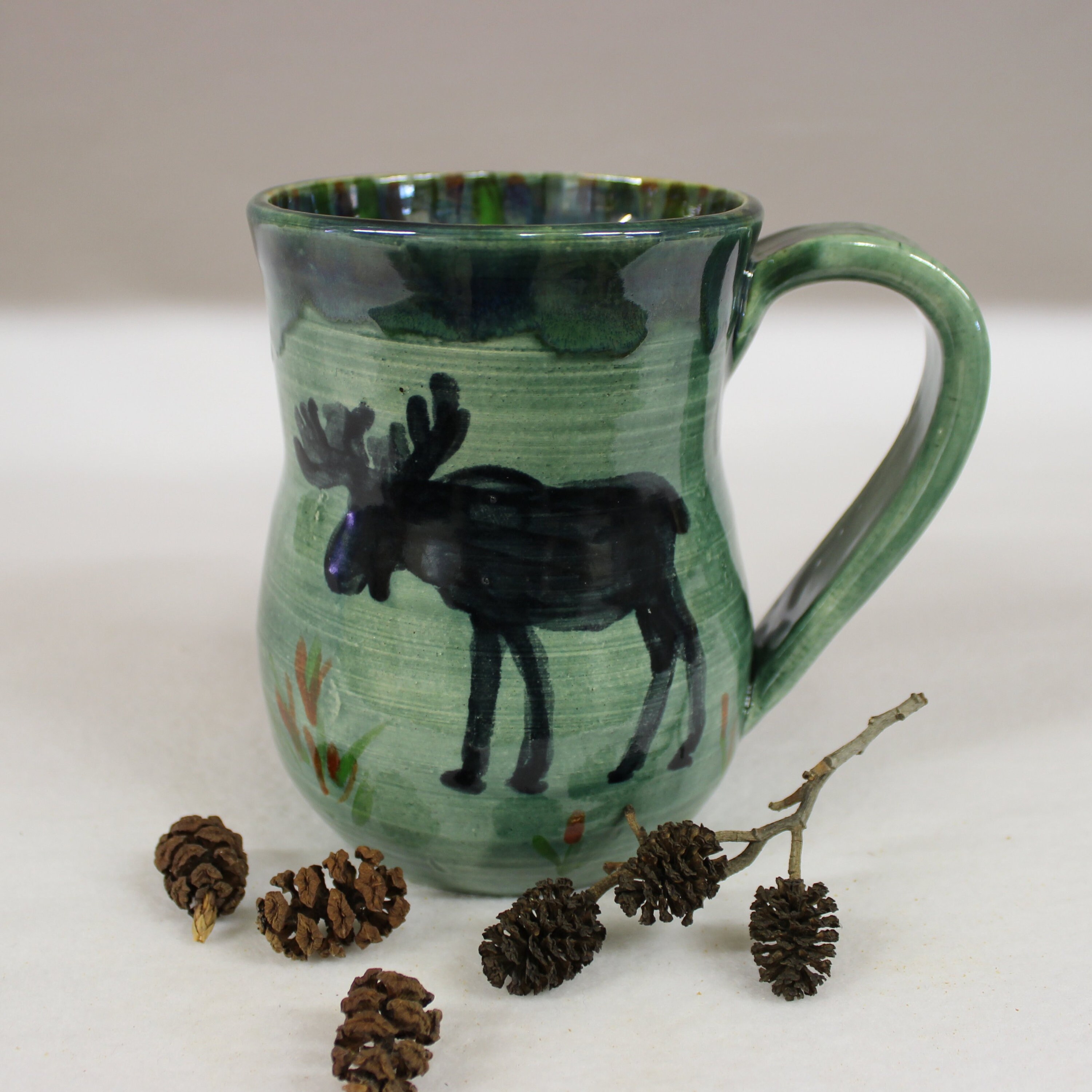 Marsh Moose Ceramic Coffee Mug Extra Large 23 Oz. Handmade | Etsy