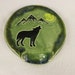 Mountain Wolf Howling at a Full Moon Ceramic Spoon Rest - Etsy