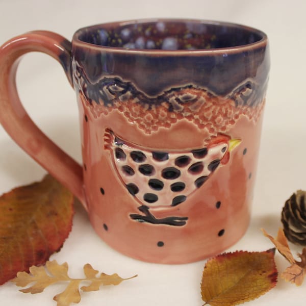 Pottery Chicken - Etsy