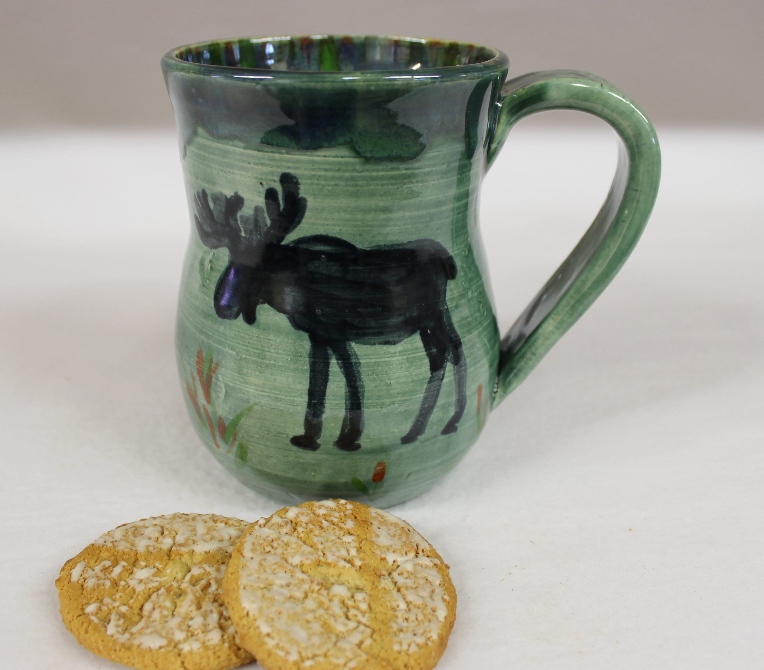 Marsh Moose Ceramic Coffee Mug Extra Large 23 Oz. Handmade | Etsy