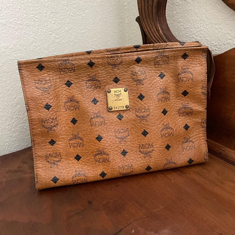 Vintage Mcm Clutch Bag - Etsy